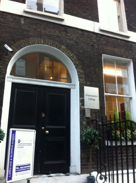 Shakespeare College London English language school in London ...